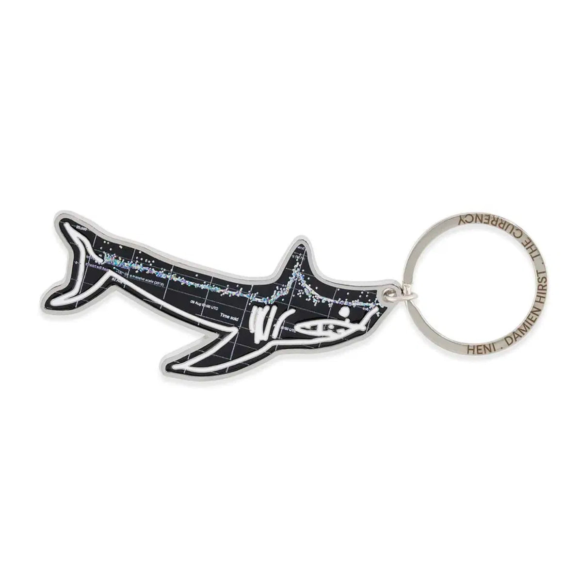 DAMIEN HIRST 'The Currency Shark' (2023) Collectible Enamel Keyring | Signari Gallery