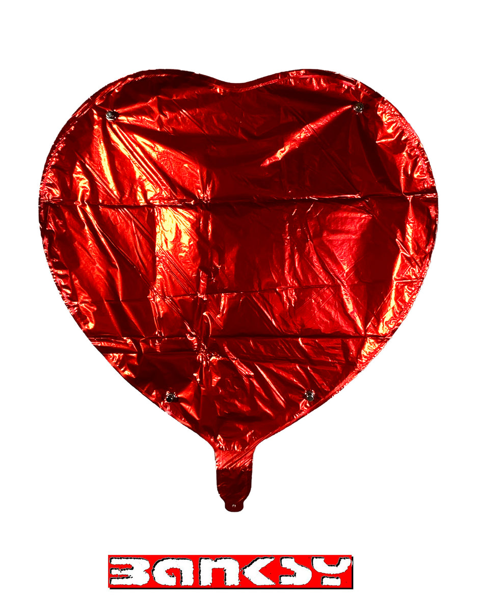 BANKSY (after) x MOCO 'Heart' (2020) Gallery Show Mylar Balloon Collectible | Signari Gallery
