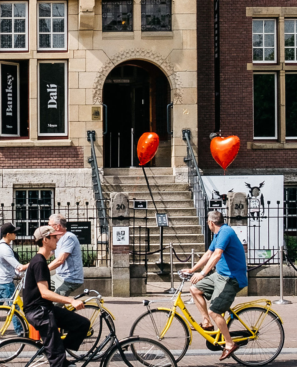 BANKSY (after) x MOCO 'Heart' (2020) Gallery Show Mylar Balloon Collectible | Signari Gallery