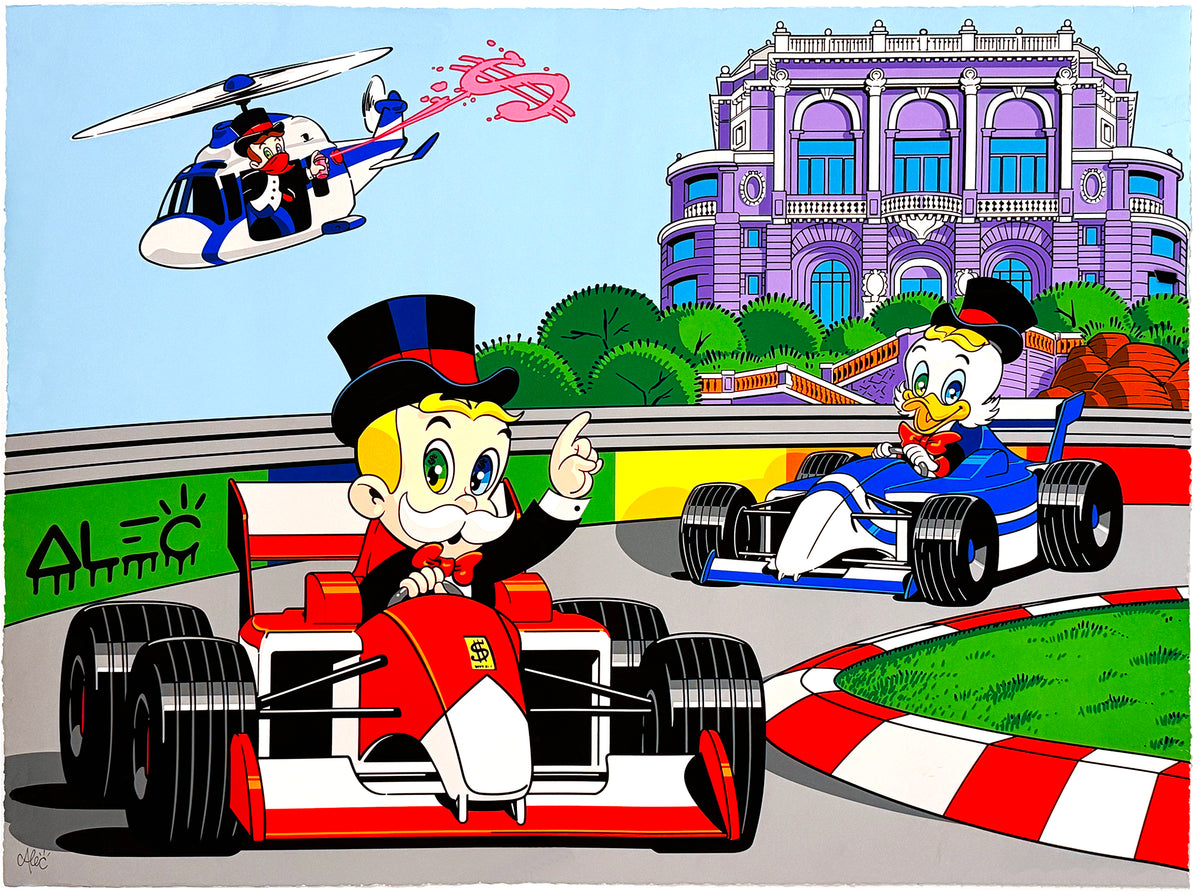 ALEC MONOPOLY 'Monaco Grand Prix' (2024) 29-Color Screen Print ...