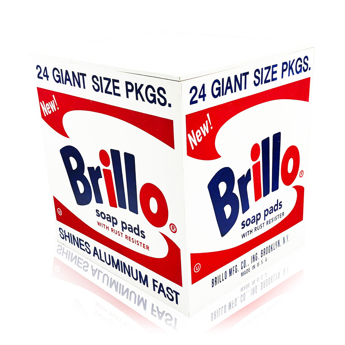 ANDY WARHOL 'Brillo Box' (2017) REPLICA Wood Storage Box | Signari Gallery