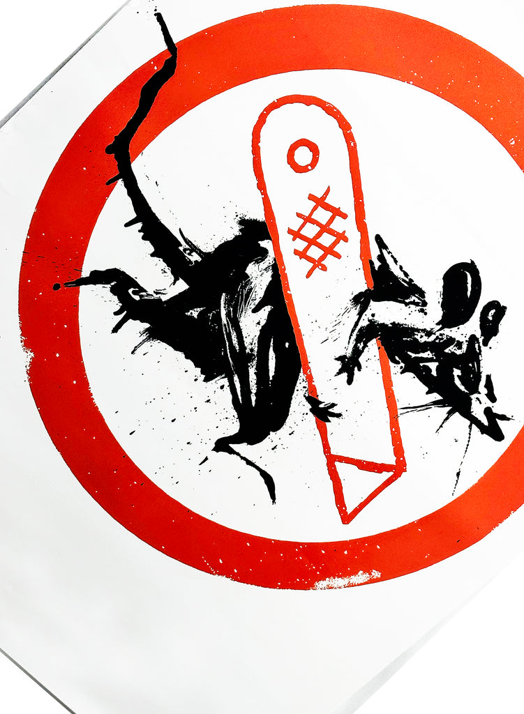 BANKSY x GoMA 'Cut and Run' (2023) Custom Framed Show Poster SET ...