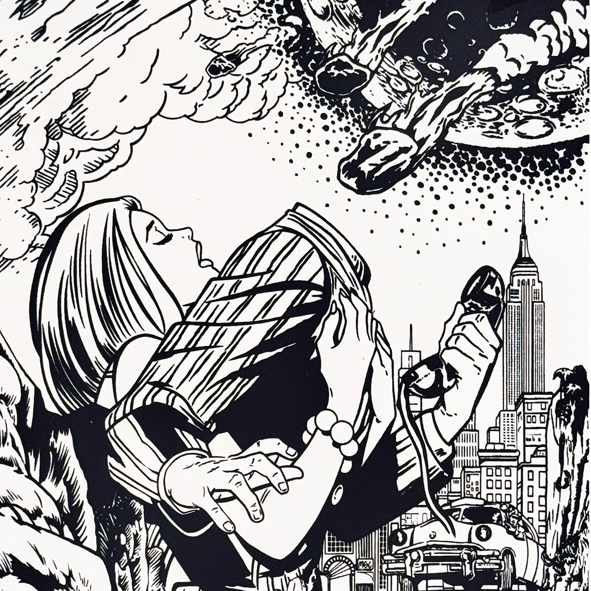 BUSTART 'Untitled' (2024) Unique Hand-Signed Screen Print | Signari Gallery