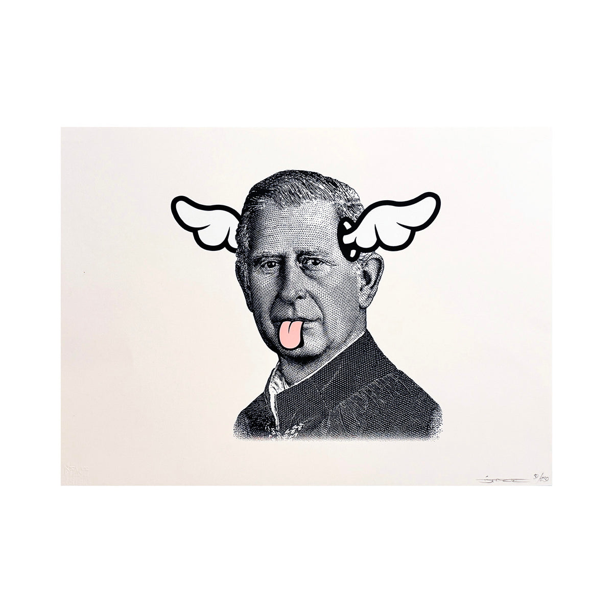D*FACE 'Dog Save the King' (2025) Silkscreen Print