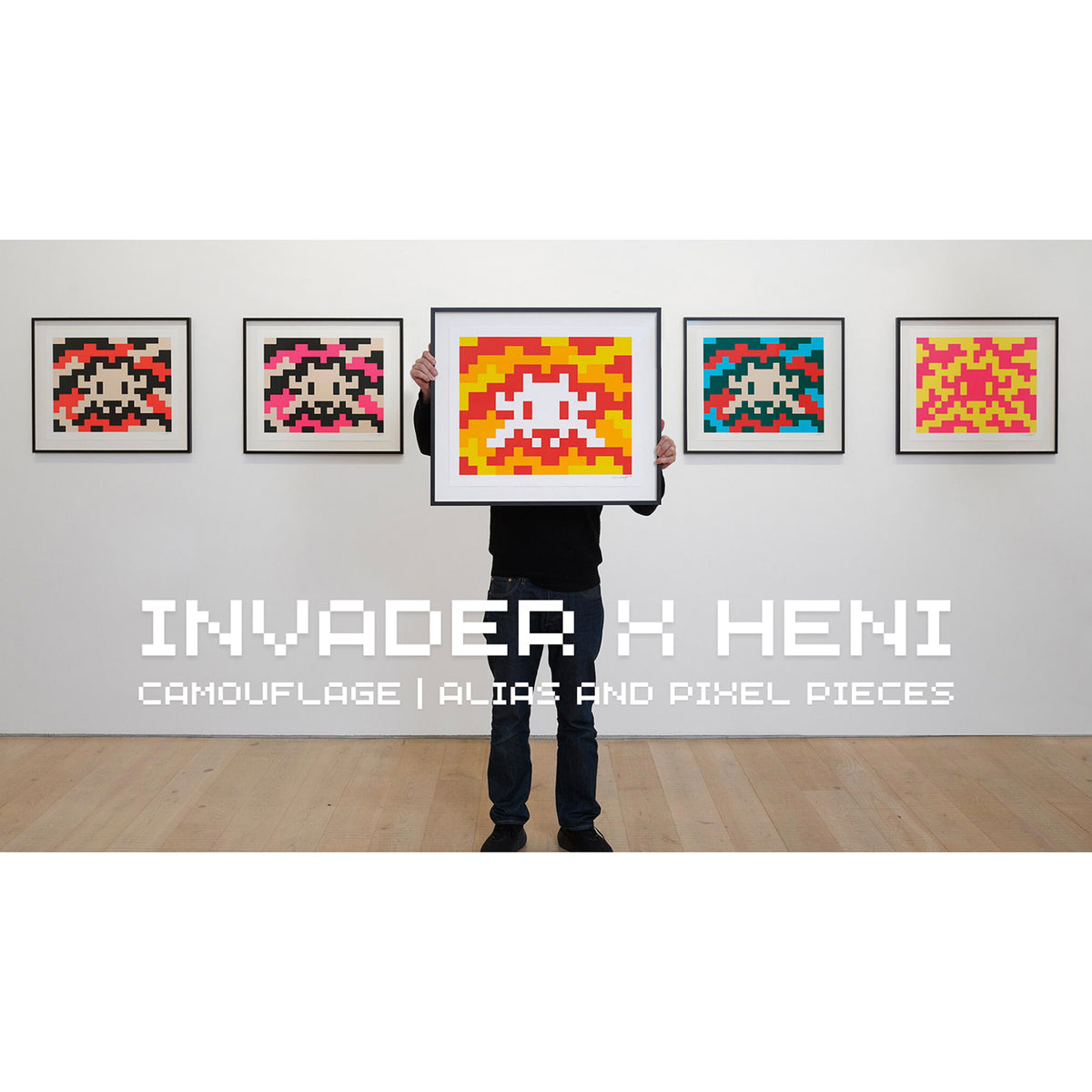 INVADER 'Camo Poster 1' (2024) Offset Lithograph Exhibit Poster ...