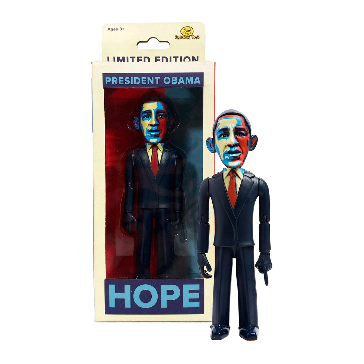 JAILBREAK TOYS 'Barack Obama' (2009) Limited "HOPE" Edition Action ...