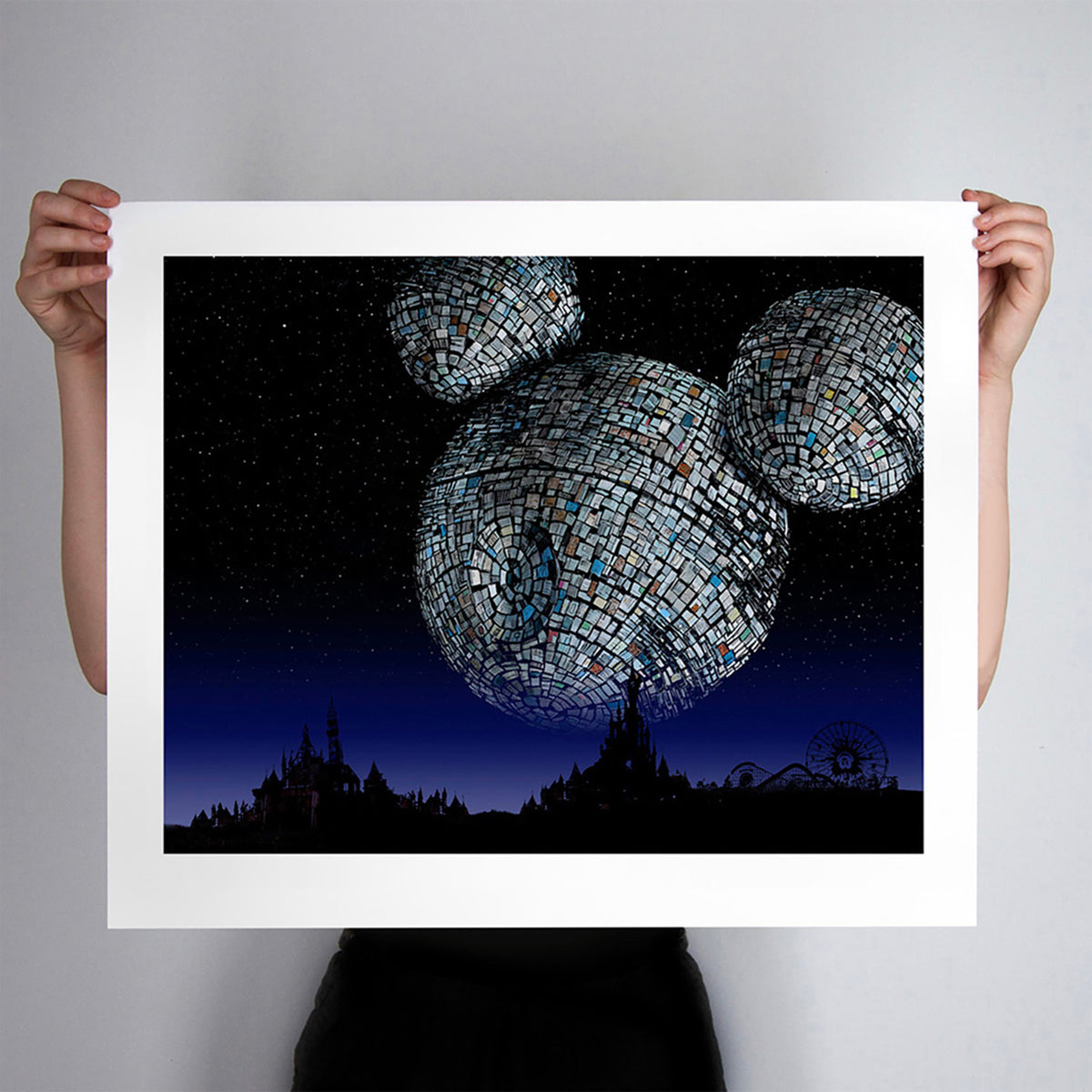 JEFF GILLETTE 'Mickey Death Star' (2019) Archival Pigment Print