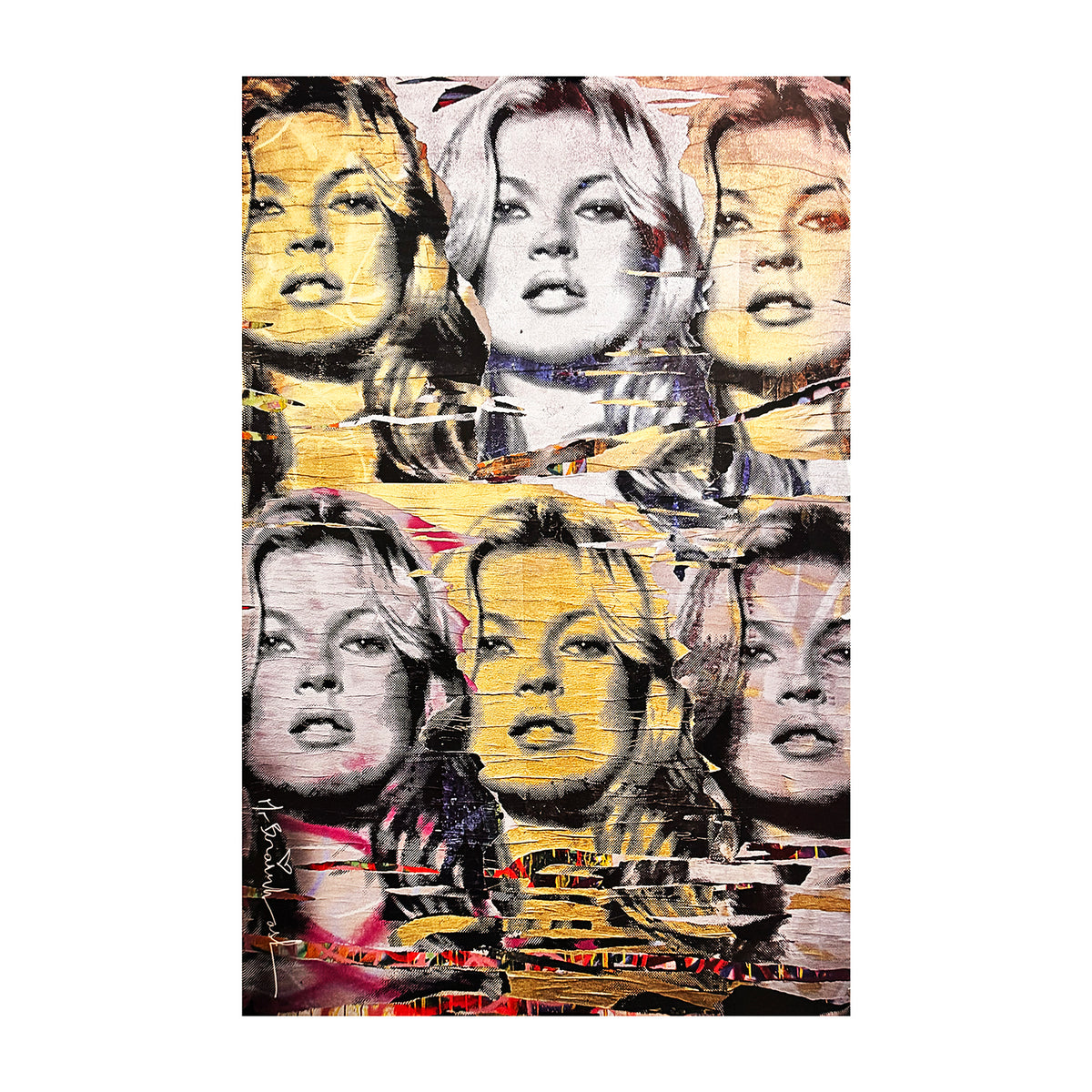 MR. BRAINWASH 'Kate Moss' (2008) Rare Offset Lithograph Poster