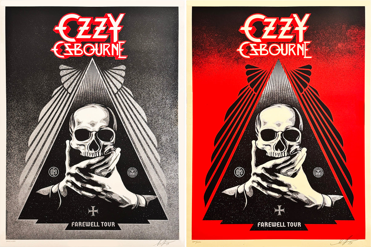 SHEPARD FAIREY 'Ozzy: Farewell Tour' (2019-2025) Screen Prints Set ...