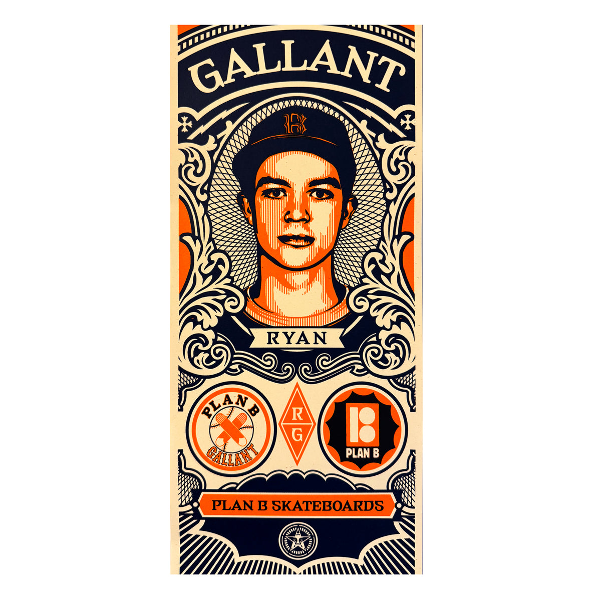 SHEPARD FAIREY x Plan B 'Ryan Gallant' (2005) Screen Print | Signari ...