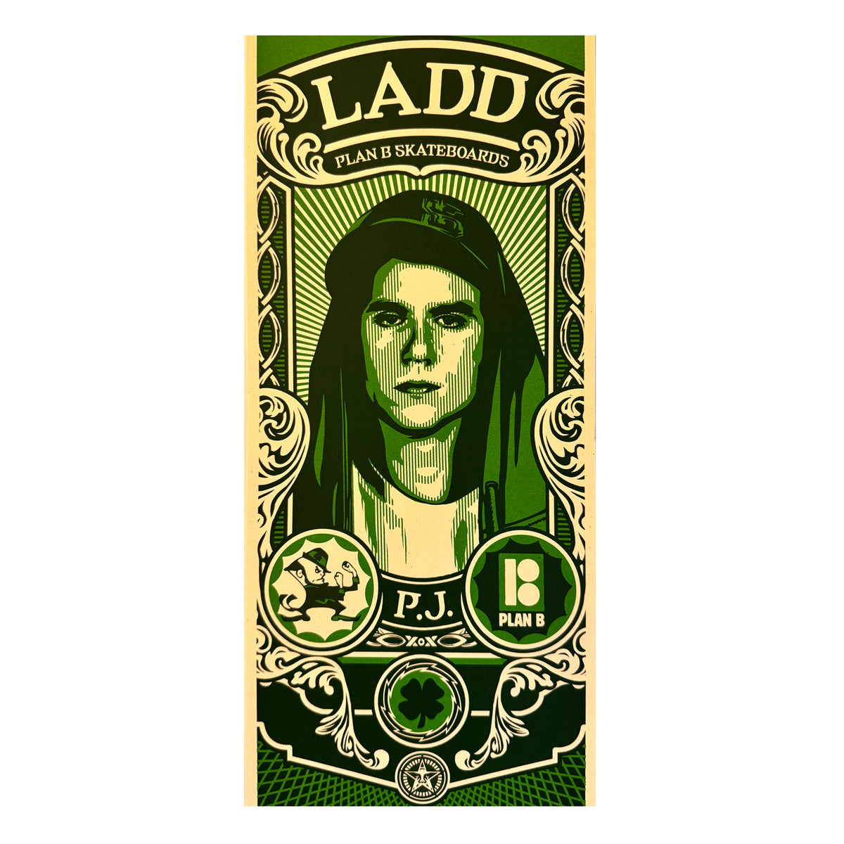 SHEPARD FAIREY x Plan B 'PJ Ladd' (2005) Screen Print | Signari Gallery