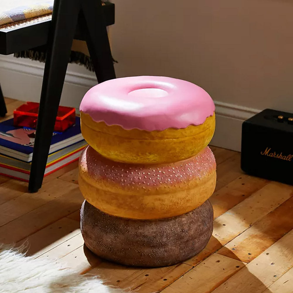 THIRD DRAWER DOWN 'Giant Pink Donut Stool' (2018) Hand-Painted Resin ...