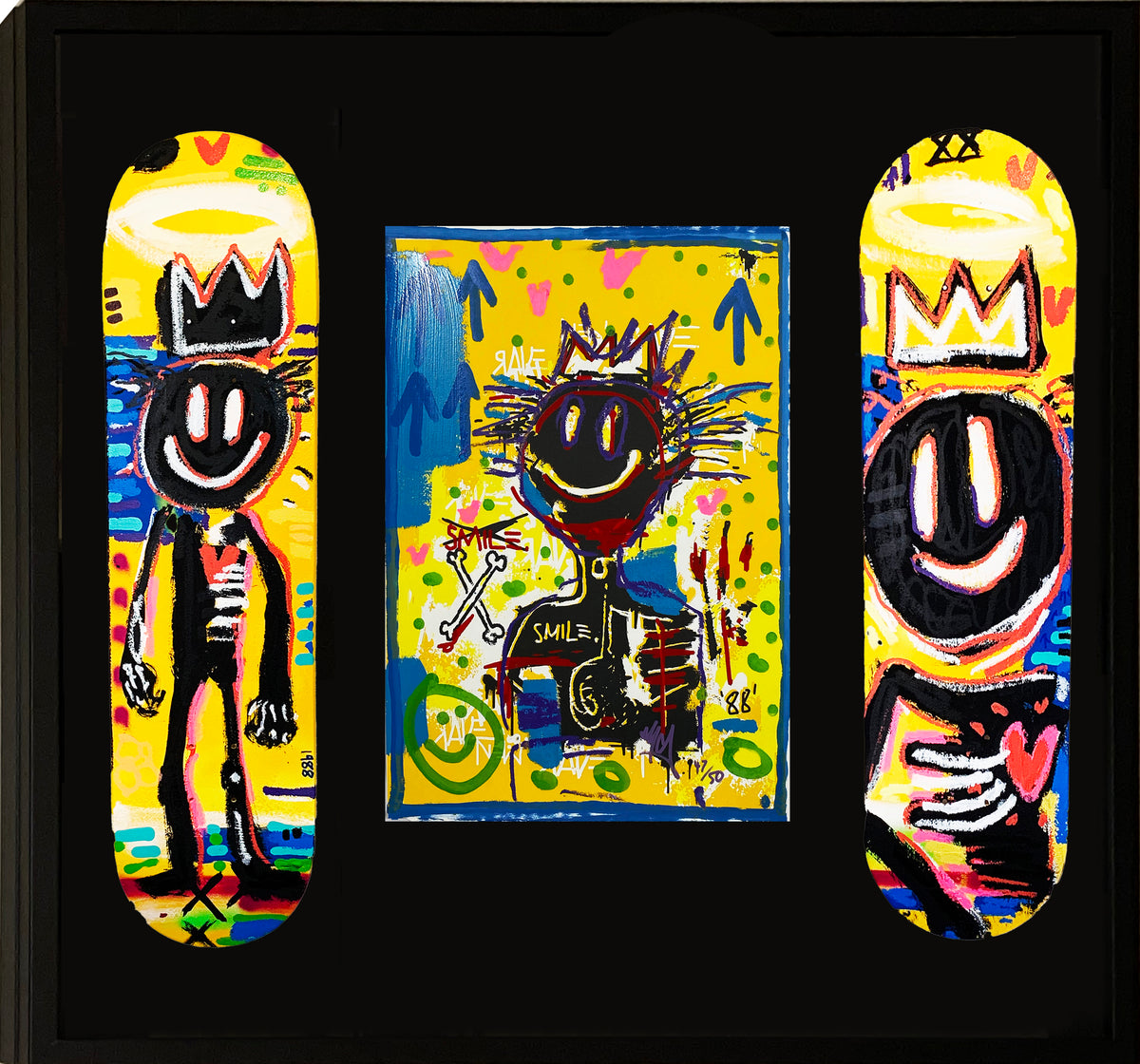 RYCA 'Acidquiat Collection' (2019-2020) Custom Framed Original Skate ...
