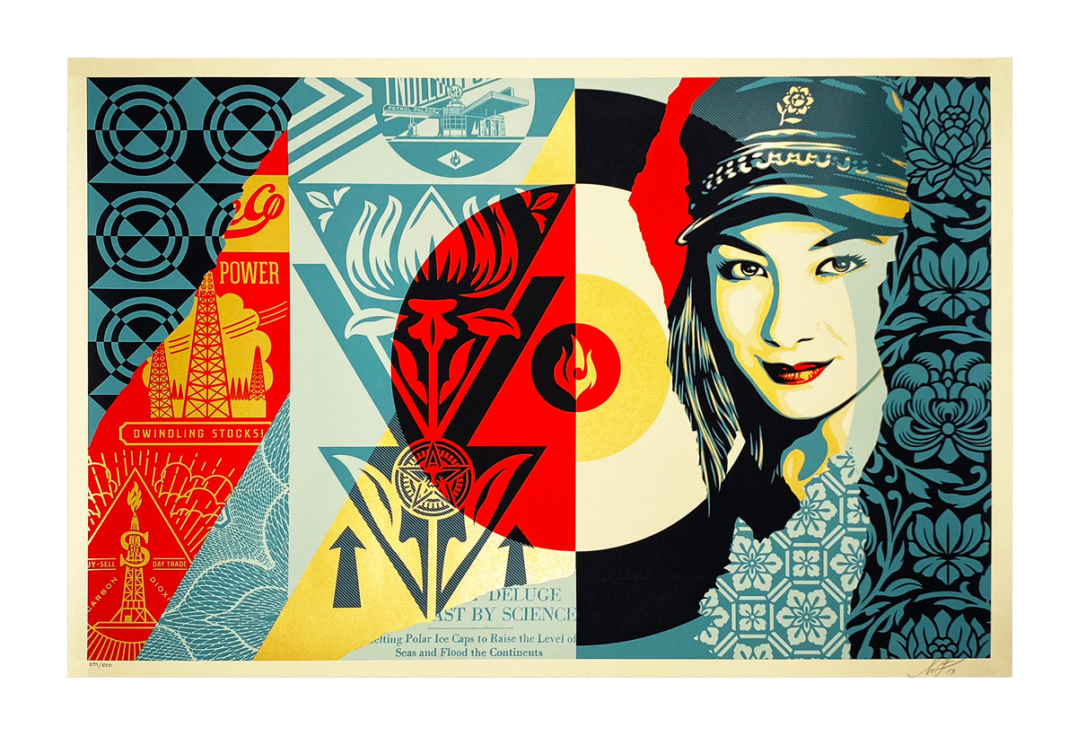 SHEPARD FAIREY 'Raise the Level' (2019) Screen Print | Signari Gallery