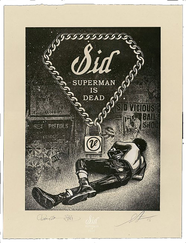 SHEPARD FAIREY 'Sid: Superman is Dead' (2013) 10-Letterpress Print Box ...